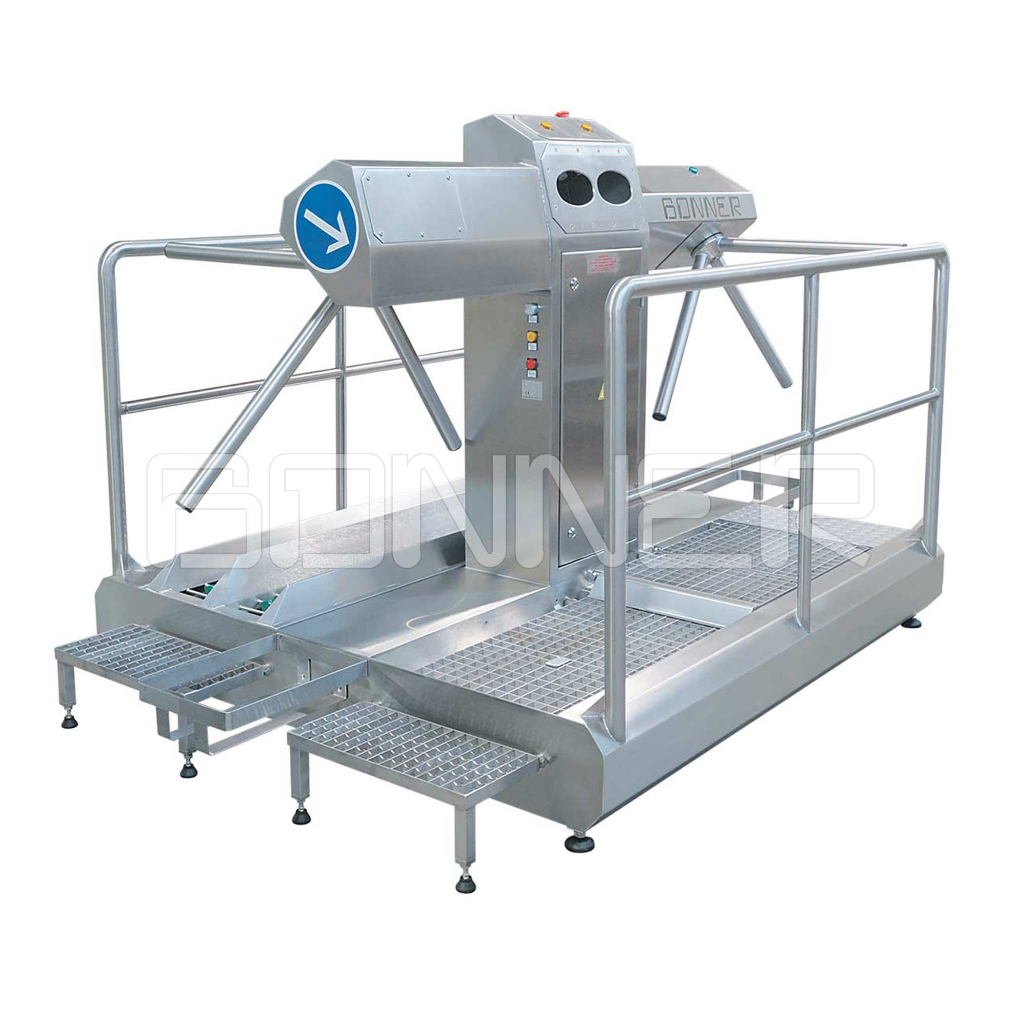 Machines and equipment for personal hygiene: Compact hygienic gate