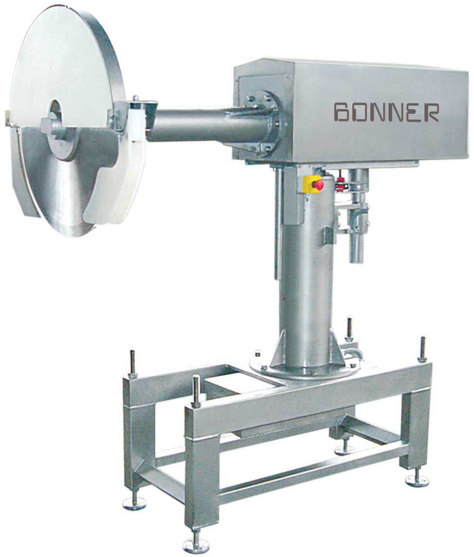 Equipment for cutting and selecting of meat: Circular saw for rough ...