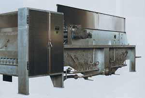 Equipment for slaughter processing of swine: Scalding systems