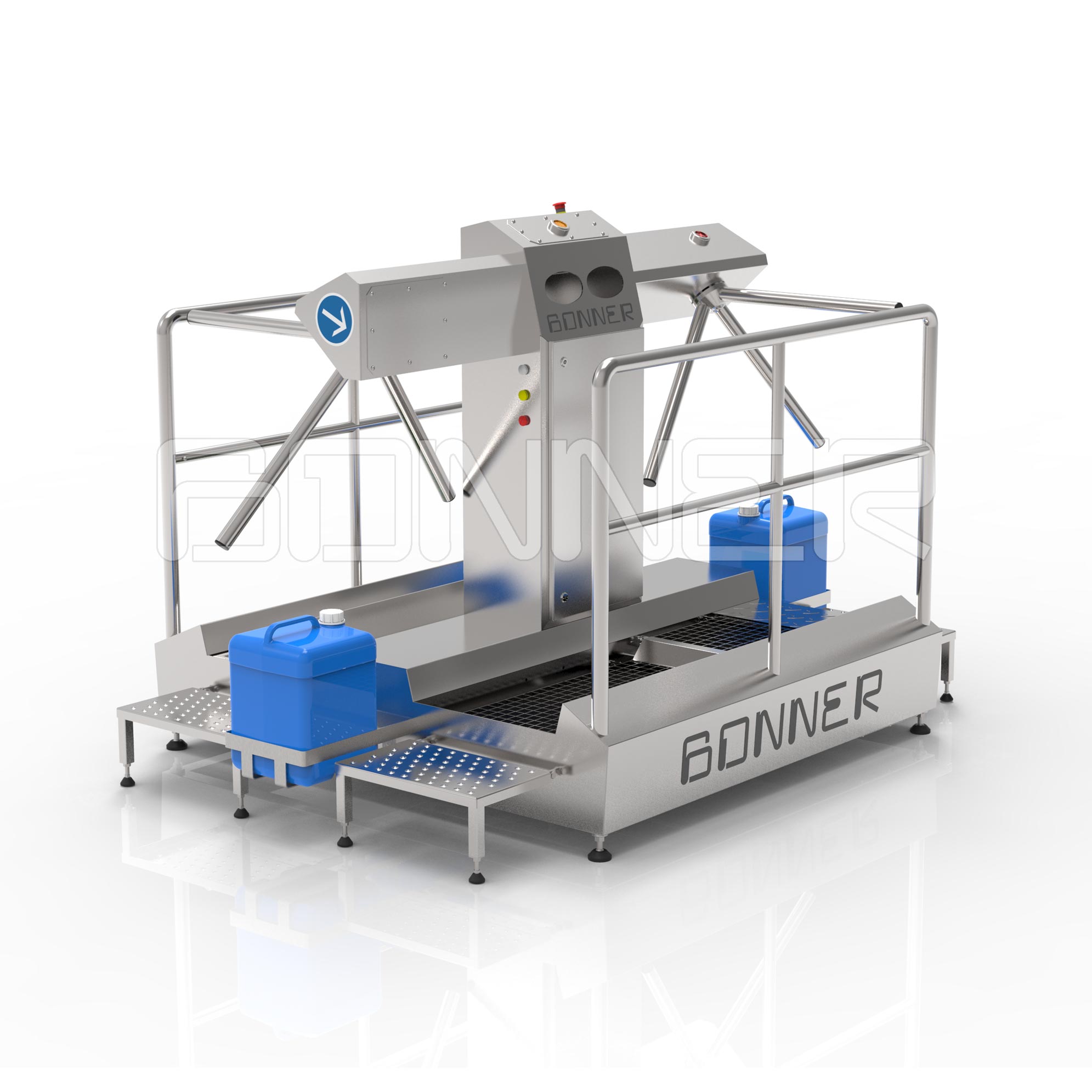Compact hygienic gate type 1 - BONNER Ltd Corporate Site